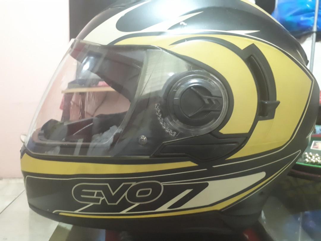 Evo Dual Visor Helmet, Motorbikes, Motorbike Parts & Accessories ...