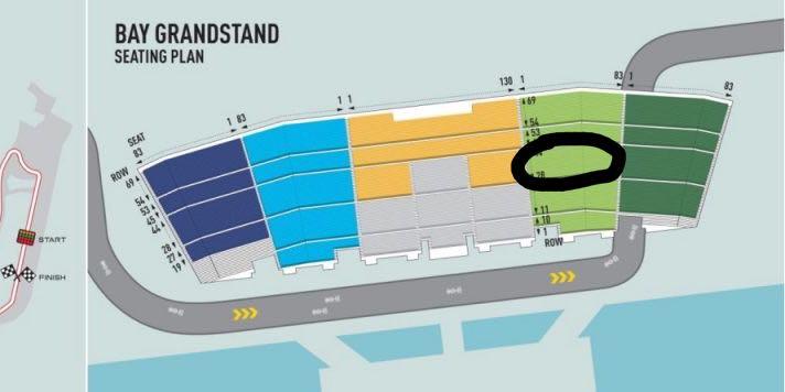 F1 2022 Bayfront Grandstand Tickets, Tickets & Vouchers, Event Tickets ...