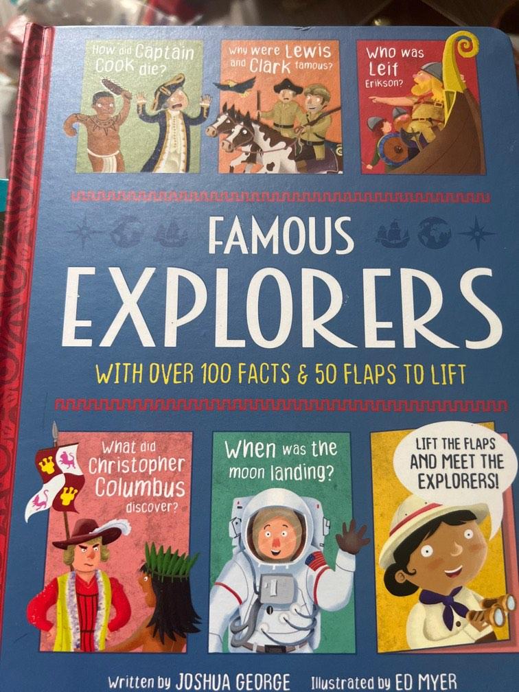 Famous explorers lift flap book, Hobbies & Toys, Books & Magazines ...