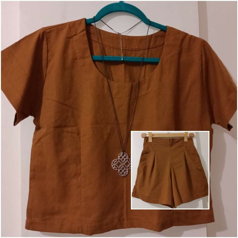 Fashion Plated Co-ords Tawny Brown Color, Women's Fashion, Dresses ...