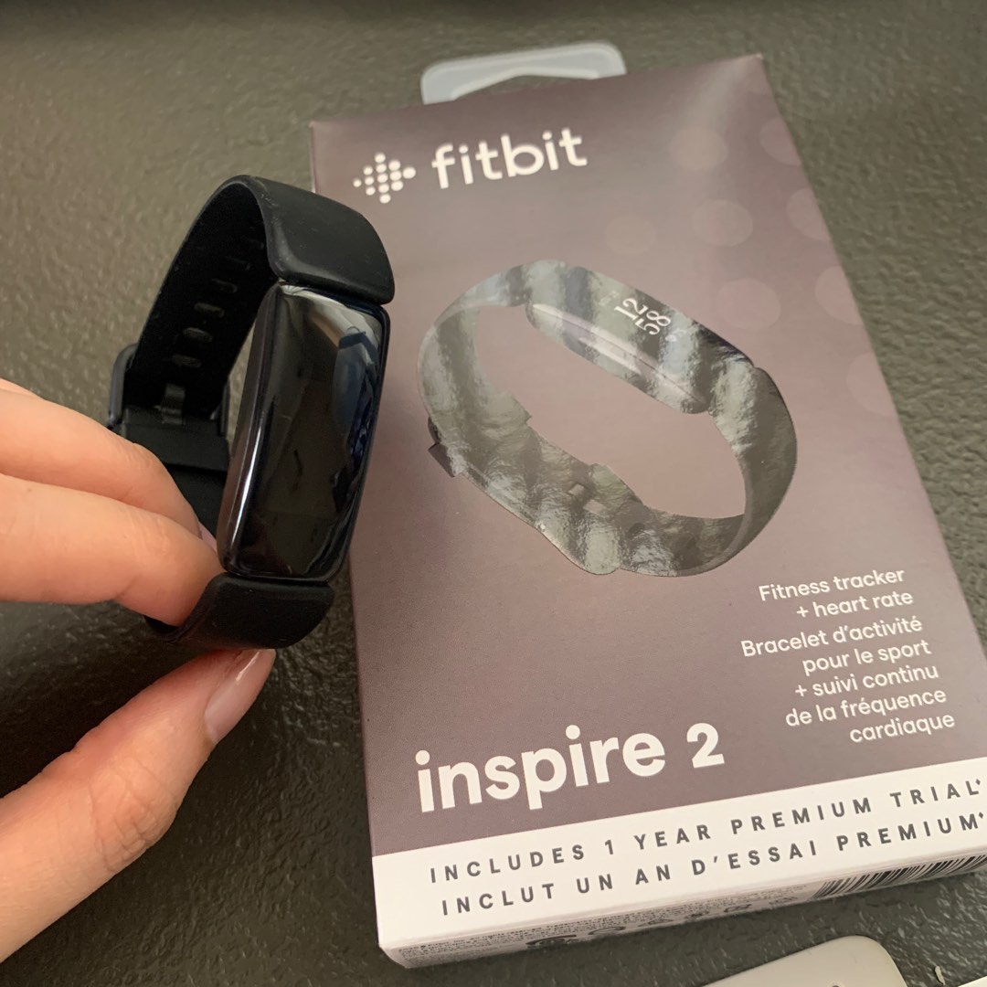 Fitbit Inspire 2 Black, Health & Nutrition, Health Monitors & Weighing ...