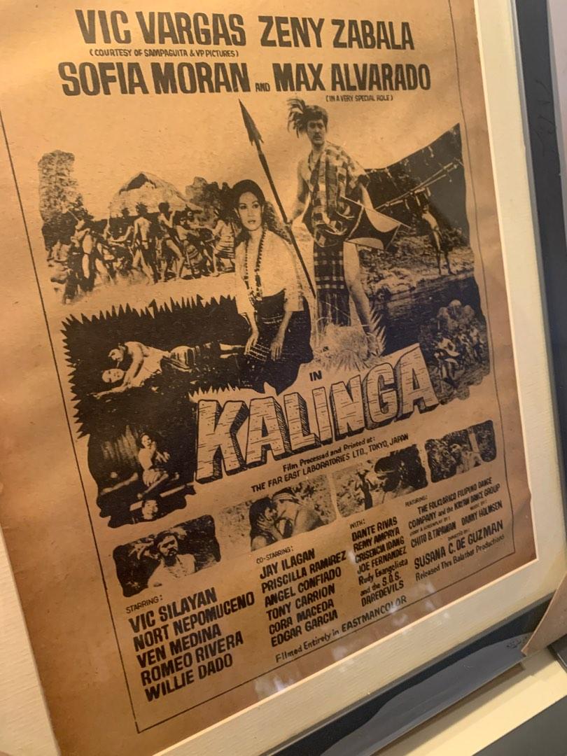 (LF36) framed filipino movie classic poster KALINGA 18" x 14", Hobbies ...