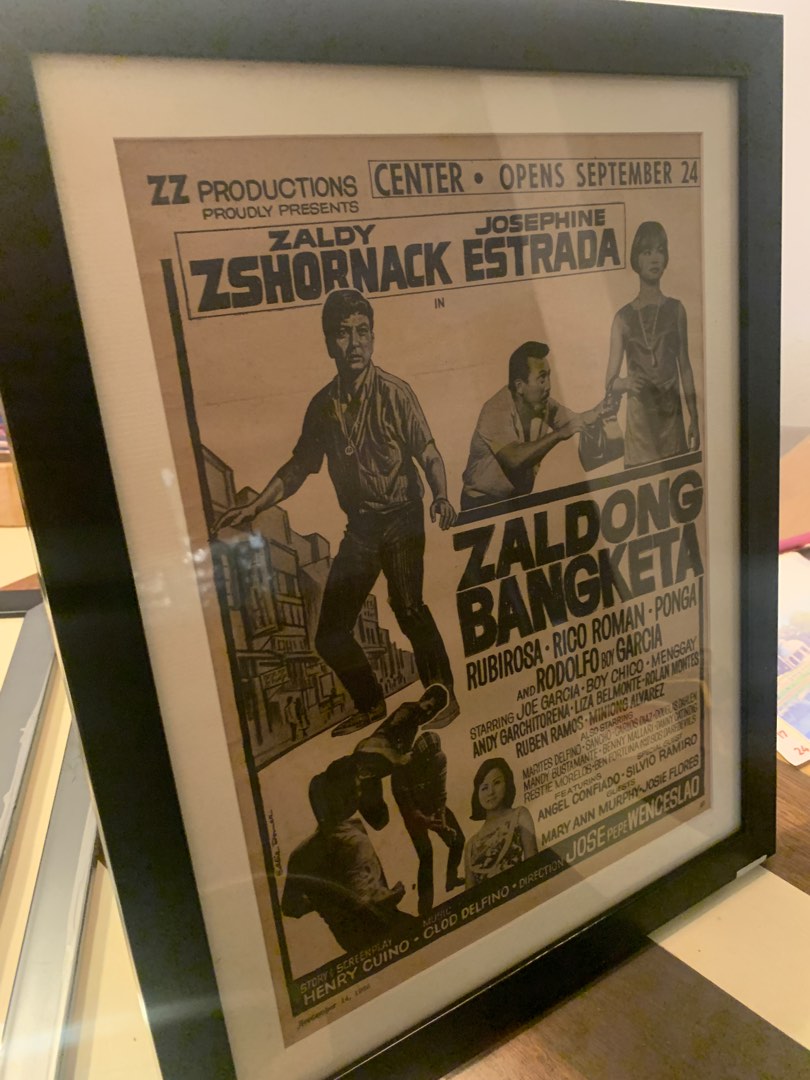 (LF38) framed filipino movie classic poster Zaldong Bangketa, Hobbies ...