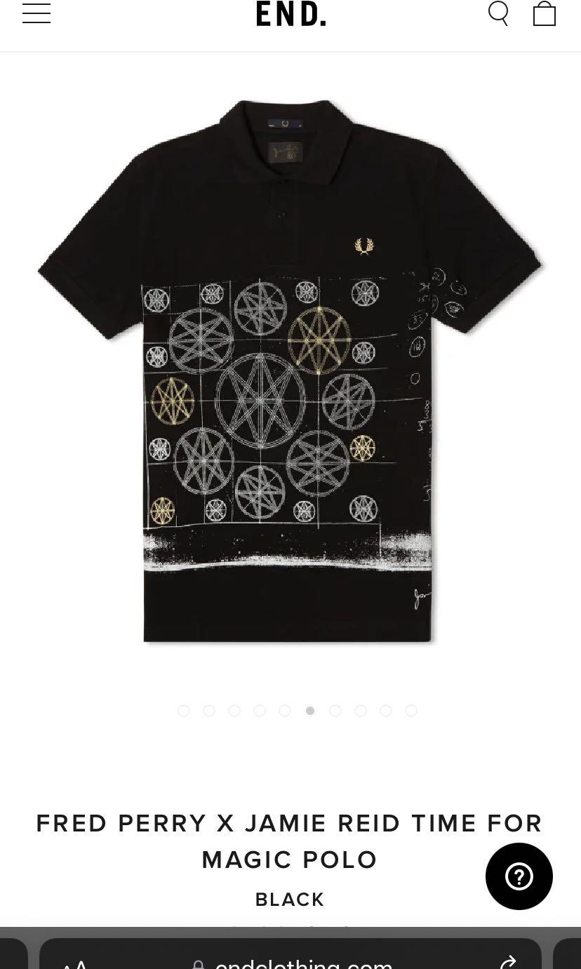 Fred Perry x Jamie Reid Time for Magic, Men's Fashion, Tops & Sets, Tshirts & Polo Shirts on ...