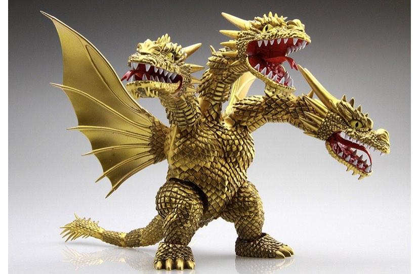Fujimi Chibimaru Godzilla / Mechagodzilla / King Ghidorah Model Kit ...