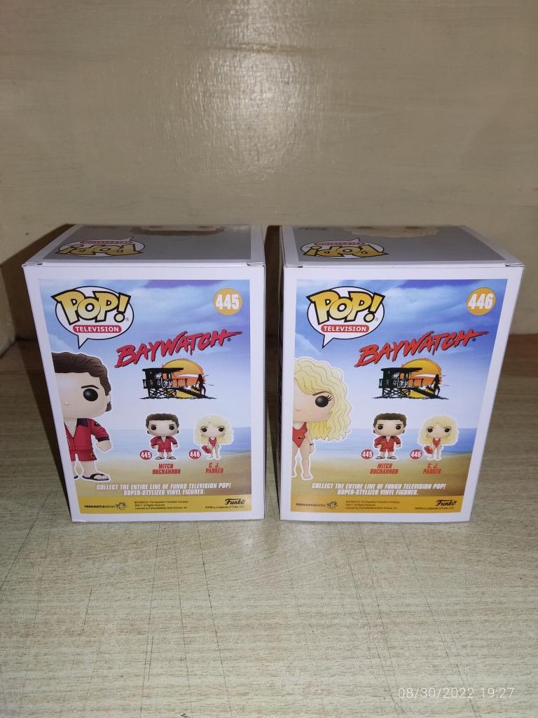 Funko Pop - Baywatch - Mitch Buchannon and CJ Parker set, Hobbies ...
