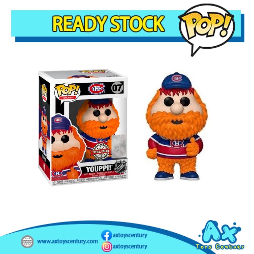 Funko POP! Hockey series Youppi Special Edition, Hobbies & Toys, Toys ...