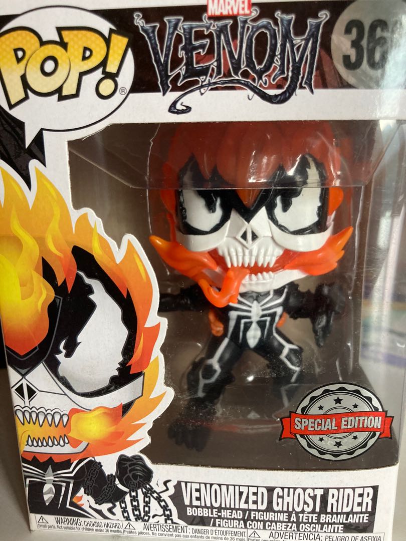 Funko Venomized Ghost Rider, 興趣及遊戲, 玩具 & 遊戲類 - Carousell