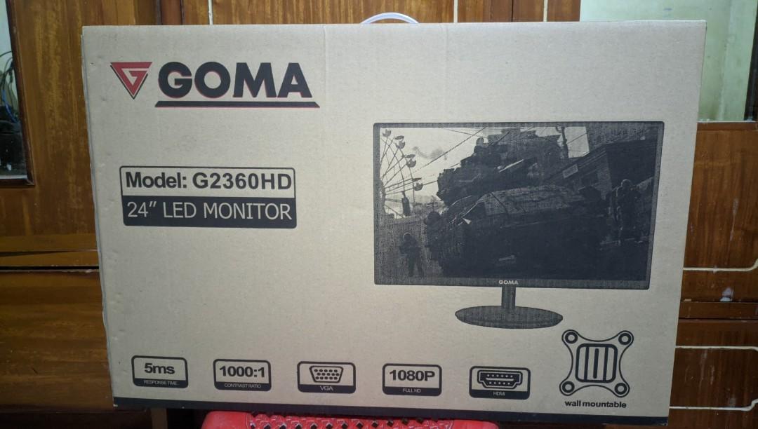 GOMA 24inches LED (1080p - 75hz), Computers & Tech, Parts & Accessories ...