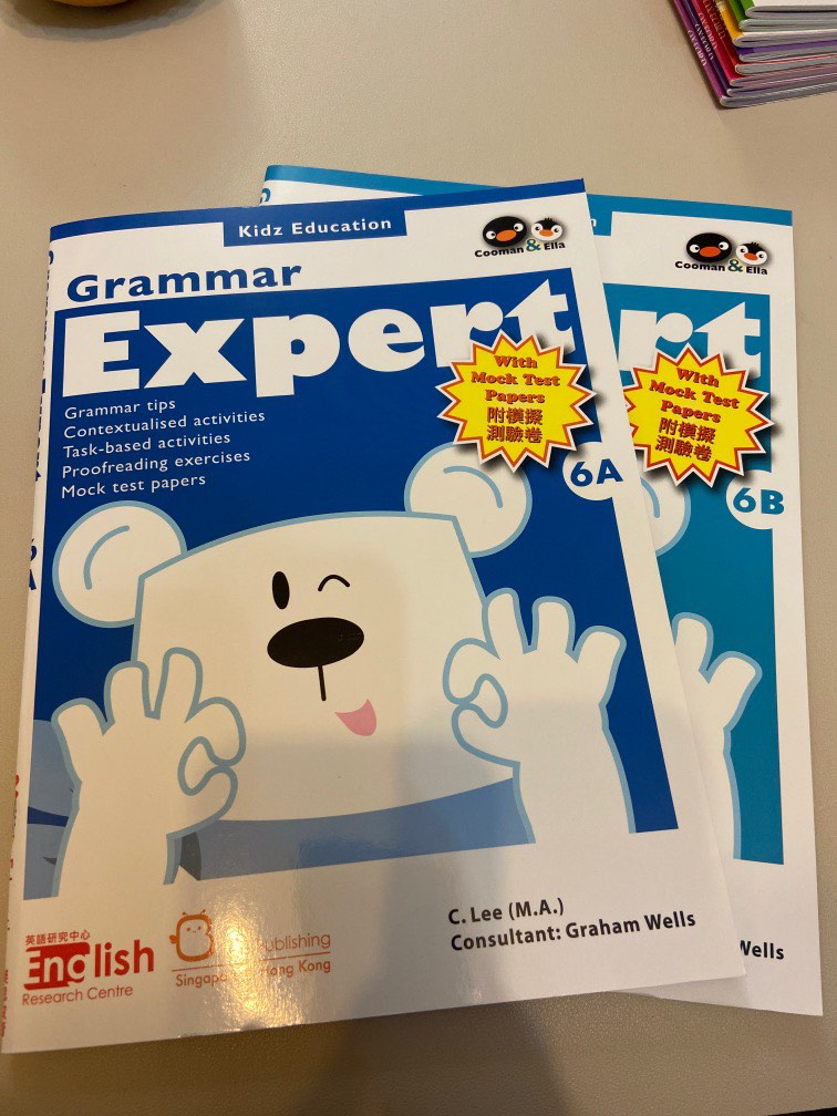 (兩本)小六英文Grammar練習：Grammar Expert 6A 6B, 興趣及遊戲, 書本 & 文具, 書本及雜誌 - 補充練習 ...