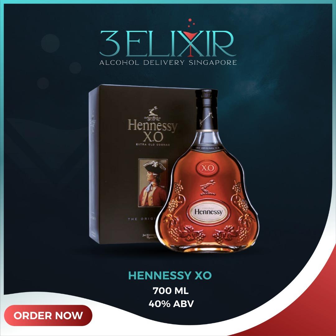 Hennessy XO 700ML, Food & Drinks, Alcoholic Beverages on Carousell