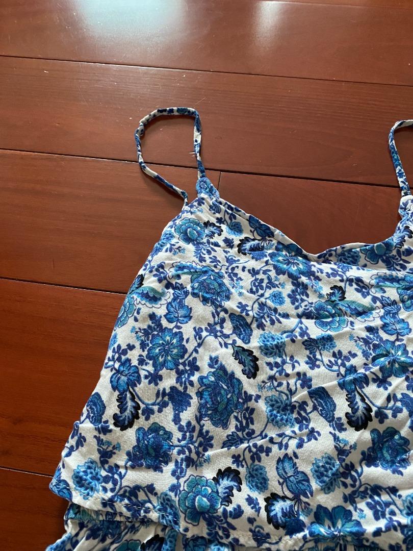 H&M / Divided Blue and White Dress, Women's Fashion, Dresses & Sets ...