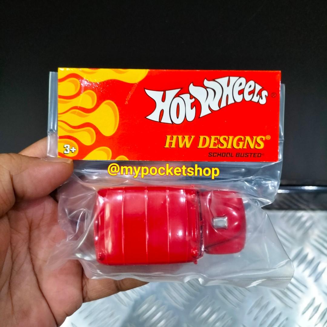 Hot Wheels SCHOOL BUSTED - Red / 2012 Hotwheels HW Designs, Hobbies ...