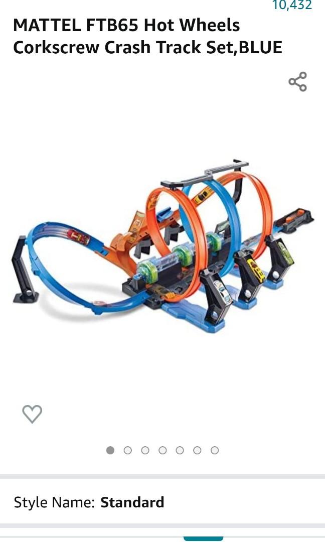 Hotwheels corkscrew motorized track, Hobbies & Toys, Toys & Games on ...