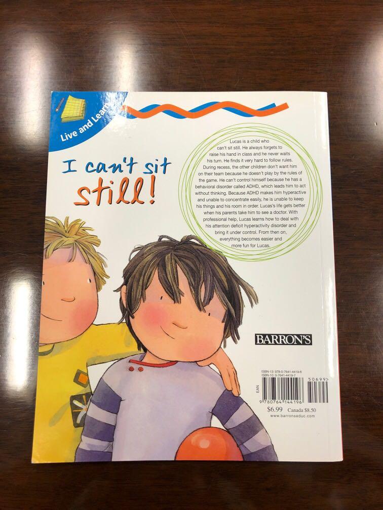 I can't sit still english storybook 小學英文故事書, 興趣及遊戲, 書本 & 文具, 小說 & 故事書 ...