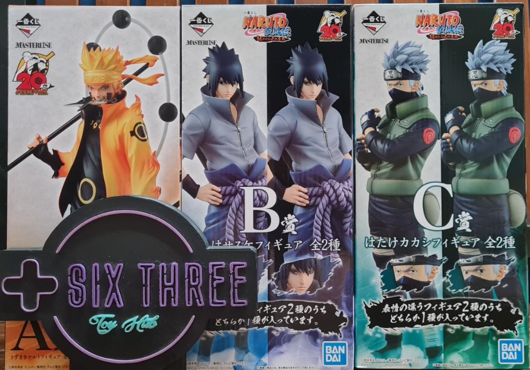 Ichiban Kuji Will of Fire Naruto Sasuke Kakashi (Bundle of 3 ...