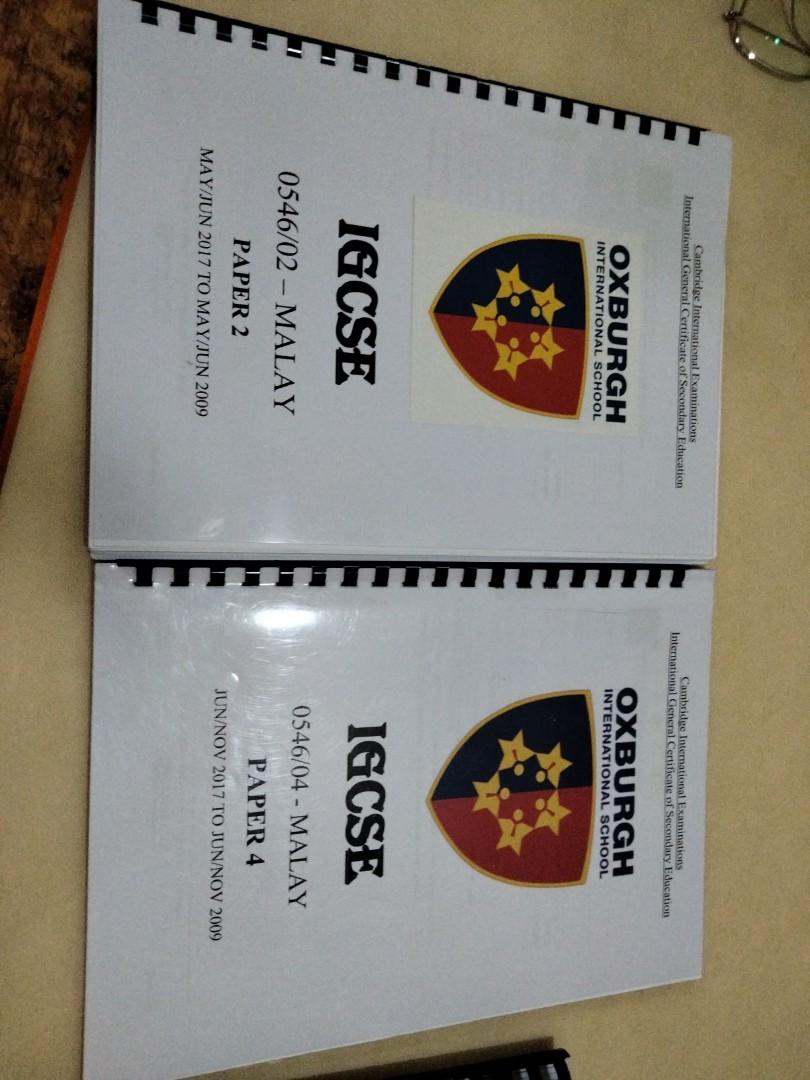 Igcse Malay Foreign Language Past Papers Hobbies And Toys Books