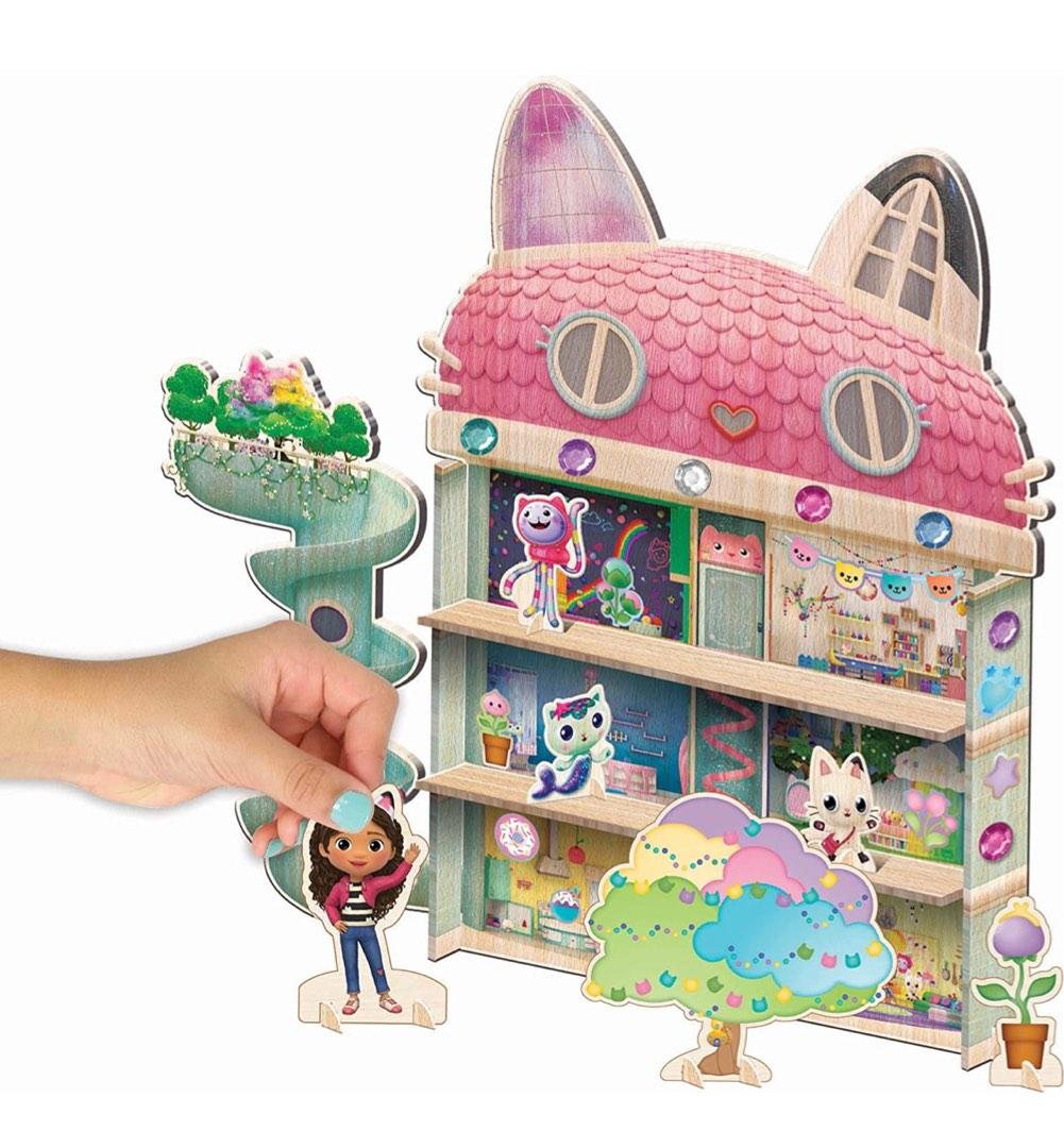 Gabby's Dollhouse: Wood Dollhouse Activity - Building & Decorating Set ...