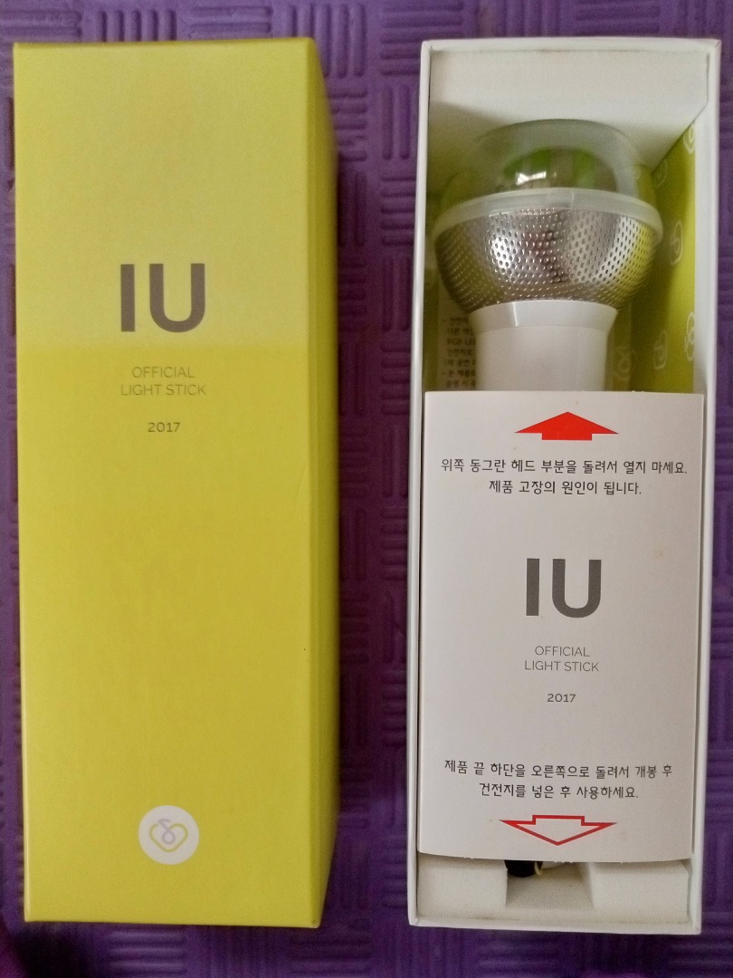 [ONHAND] IU Official Lightstick Version 1, Hobbies & Toys, Memorabilia ...