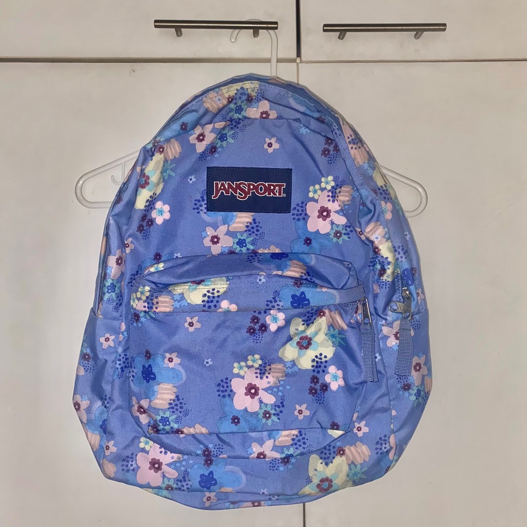 Jansport Floral Backpack, Women's Fashion, Bags & Wallets, Backpacks on ...