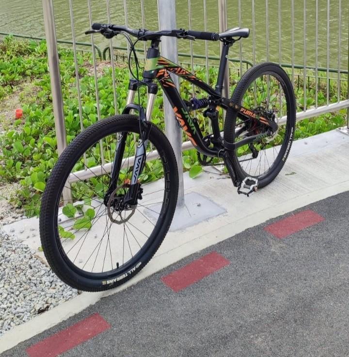 Java furia full suspension 27.5inch, Sports Equipment, Bicycles & Parts ...