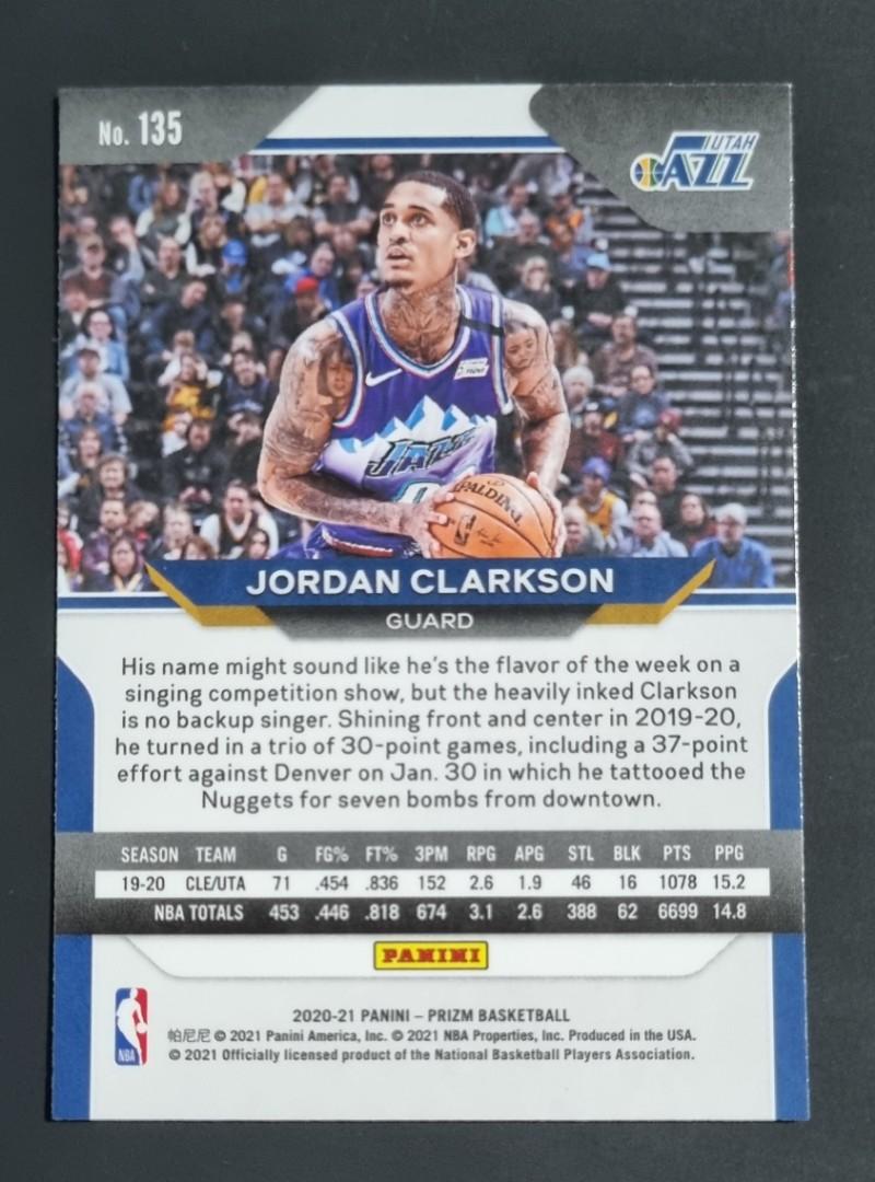 Jordan Clarkson Prizm Card, Hobbies & Toys, Toys & Games on Carousell