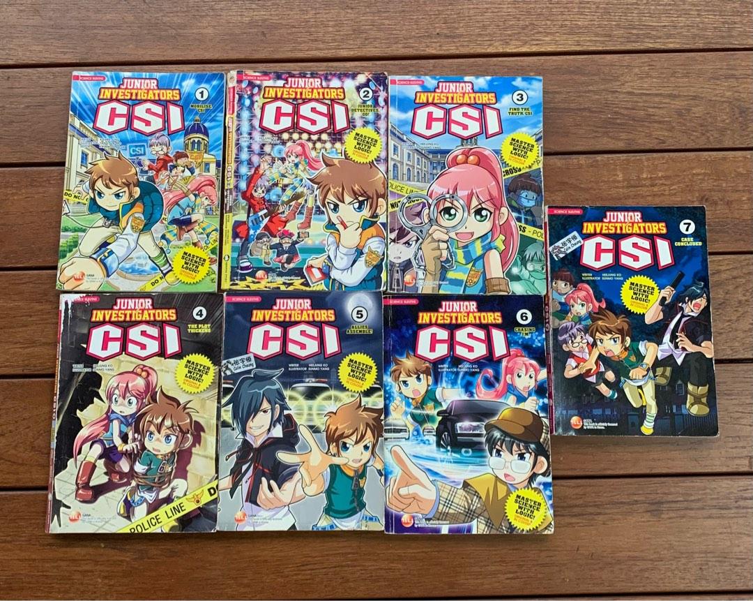 7 books - Junior Investigators CSI vol 1-7 complete set children story ...