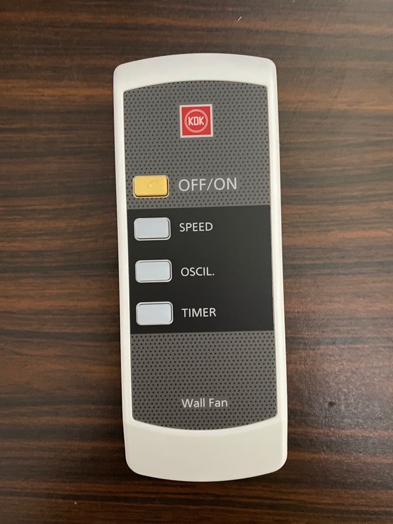 KDK wall fan remote control, TV & Home Appliances, Other Home ...