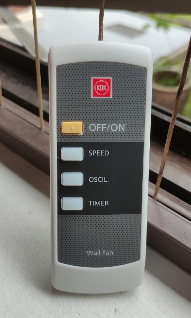 KDK Wall Fan Remote Control KC4GR KDK M40MS A40MS Original, Furniture ...