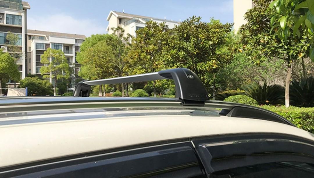 Kia Carens crossbars roof rack, Car Accessories, Accessories on Carousell