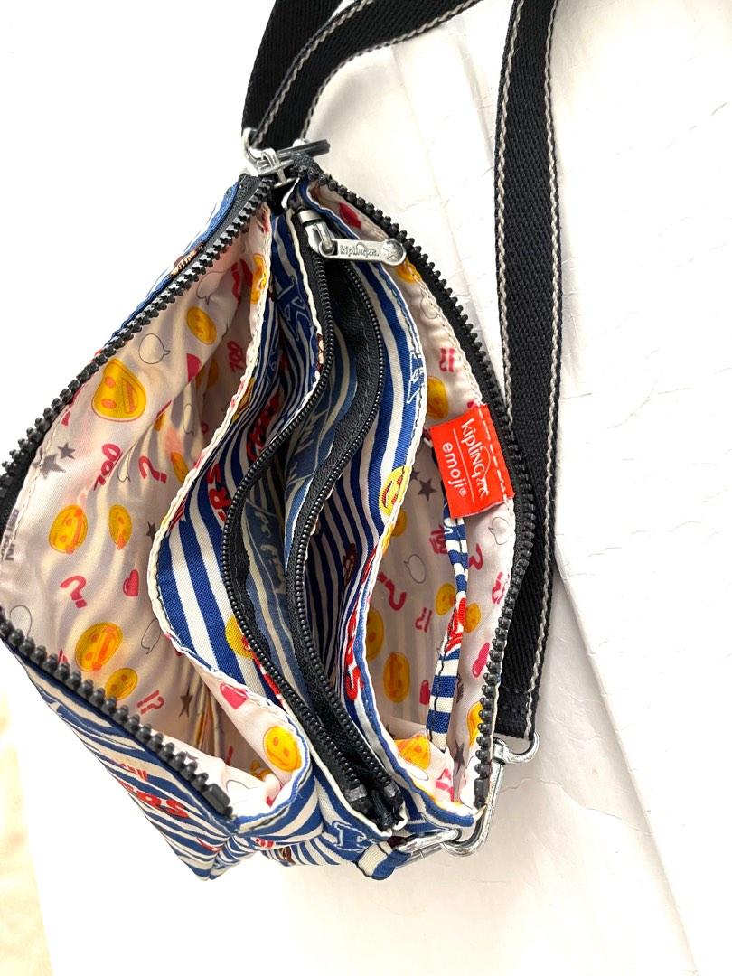 KIPLING emoji stripe creativity X, Women's Fashion, Bags & Wallets ...