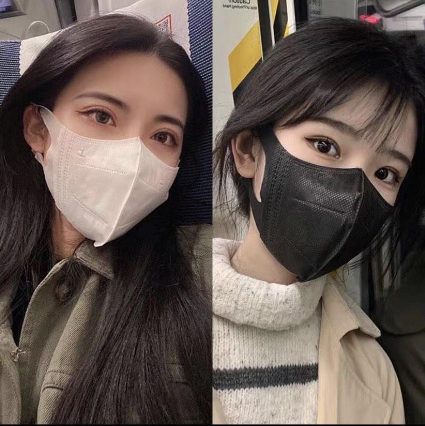 korean 3D beak mask (disposable), Health & Nutrition, Face Masks & Face ...