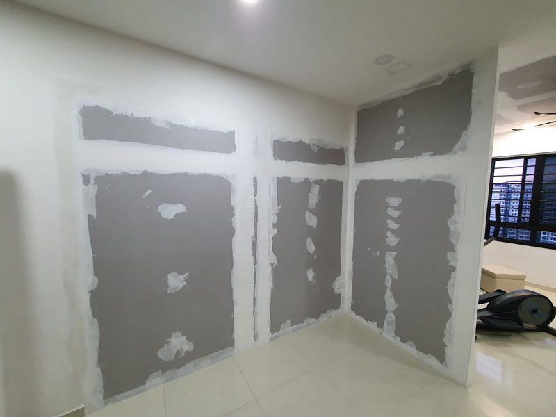 L box False ceiling & Partition walls Direct Contractor, Home Services ...