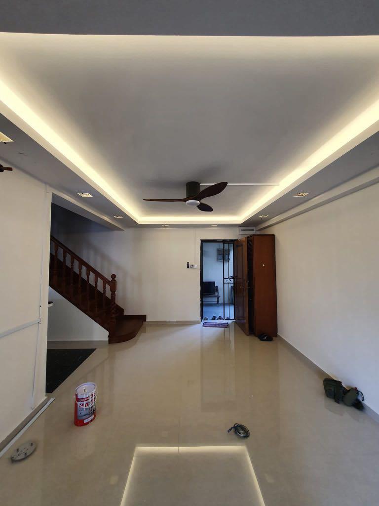 L box False ceiling & Partition walls Direct Contractor, Home Services ...