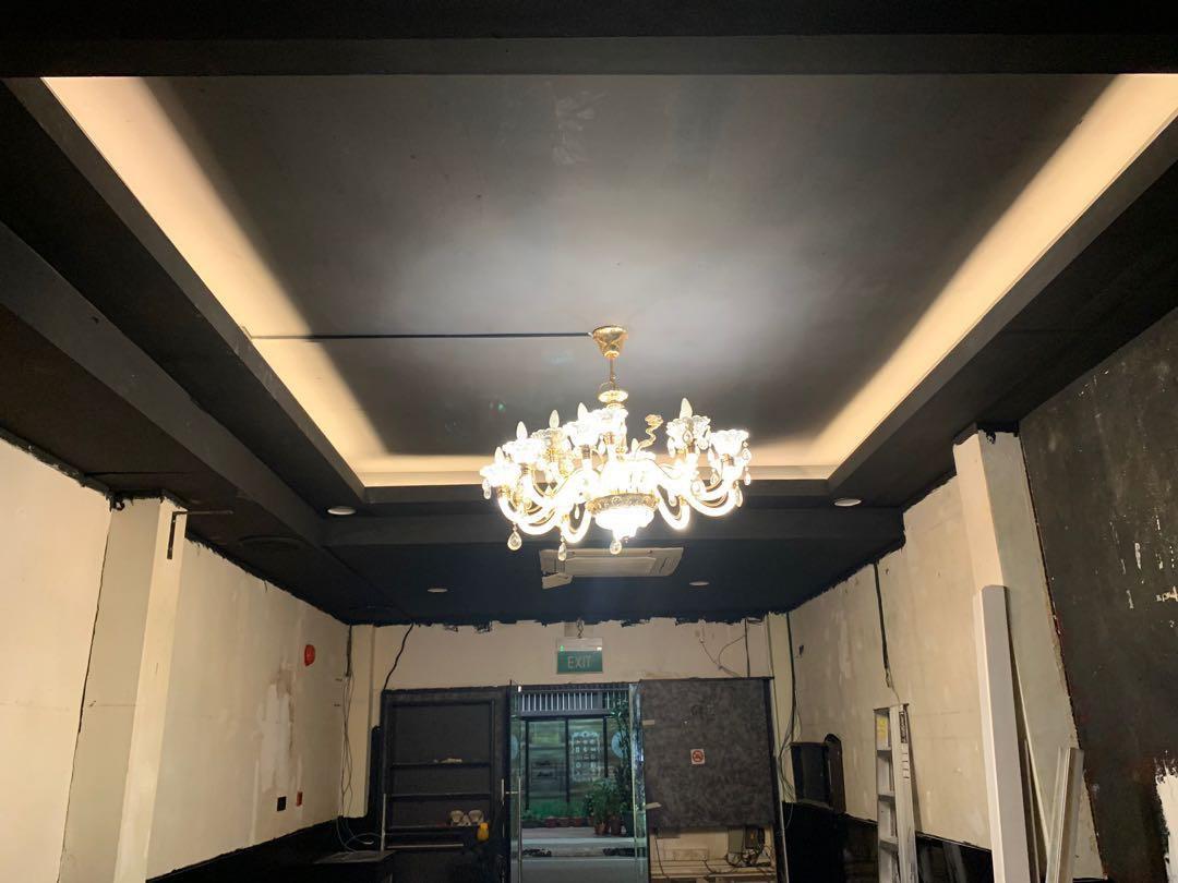 L box False ceiling & Partition walls Direct Contractor, Home Services ...