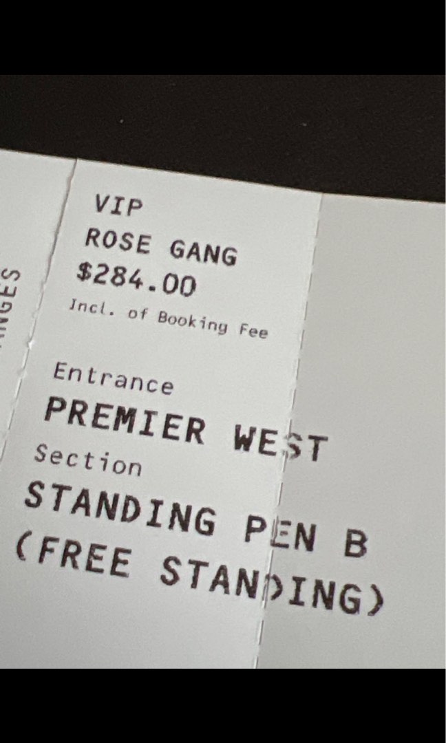 Lany vip rose gang, Tickets & Vouchers, Event Tickets on Carousell