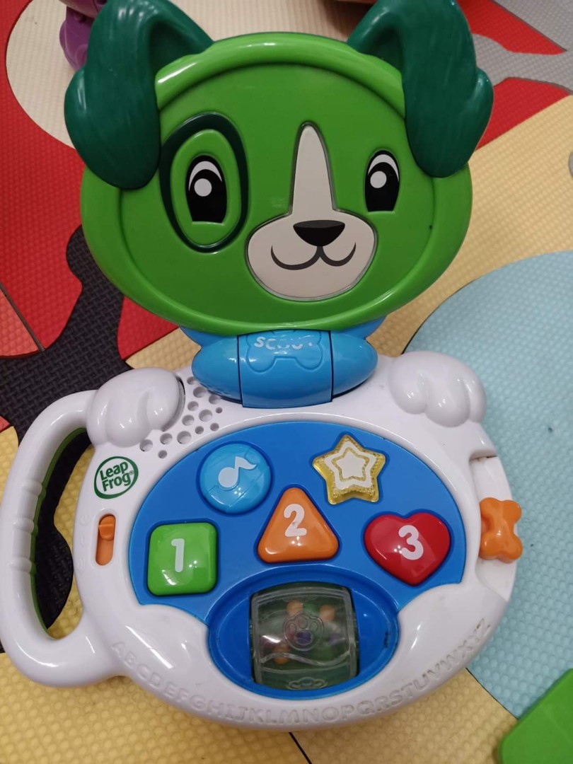 Leap frog laptop shapes, Babies & Kids, Infant Playtime on Carousell