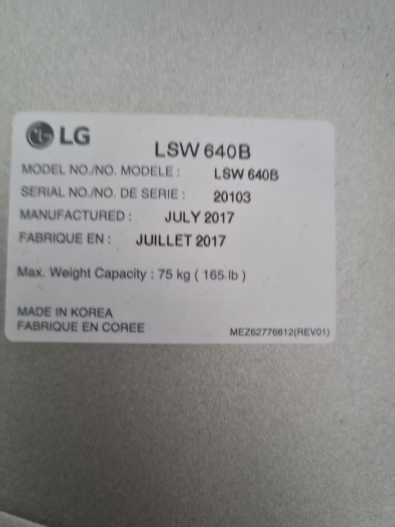 LG wall mounting for 75 in tv, TV & Home Appliances, TV & Entertainment ...