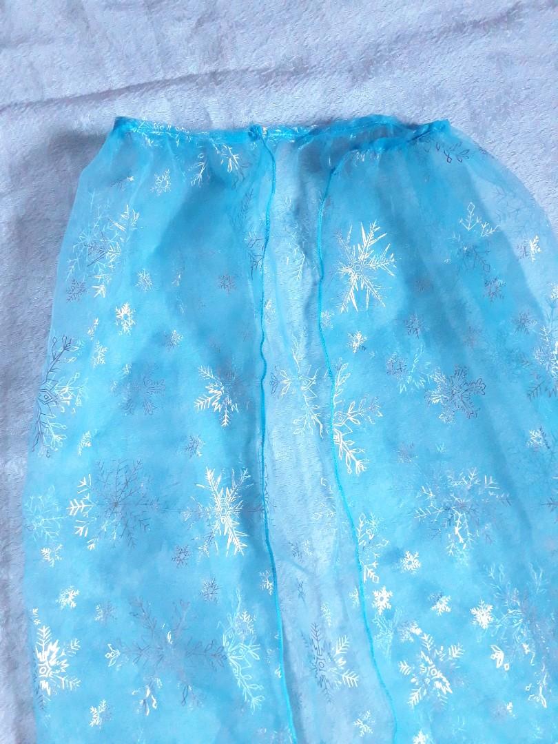Light Blue Cape with White Snowflakes Inspired by Frozen's Elsa, Women ...