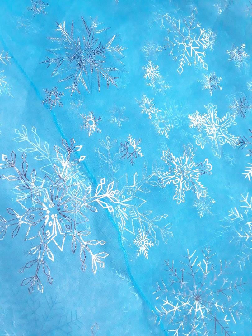Light Blue Cape with White Snowflakes Inspired by Frozen's Elsa, Women ...