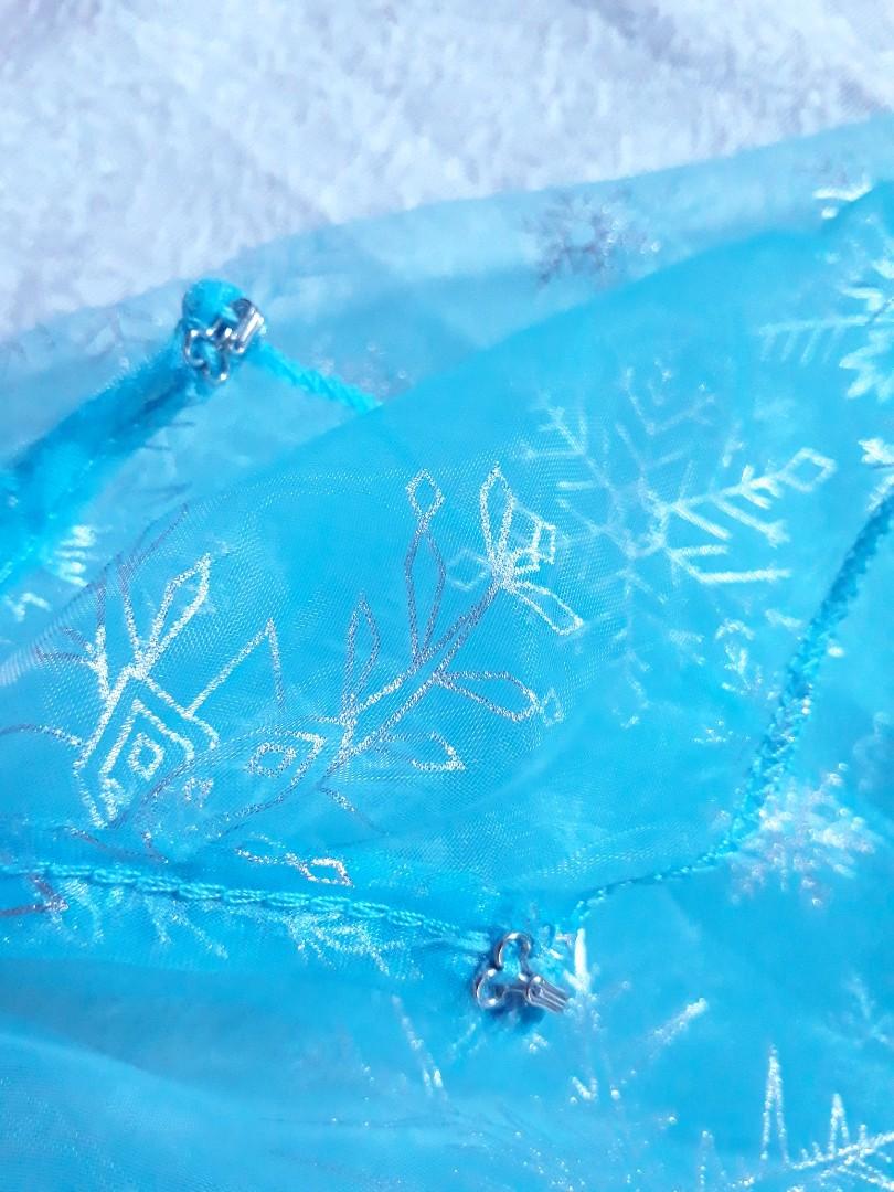 Light Blue Cape with White Snowflakes Inspired by Frozen's Elsa, Women ...