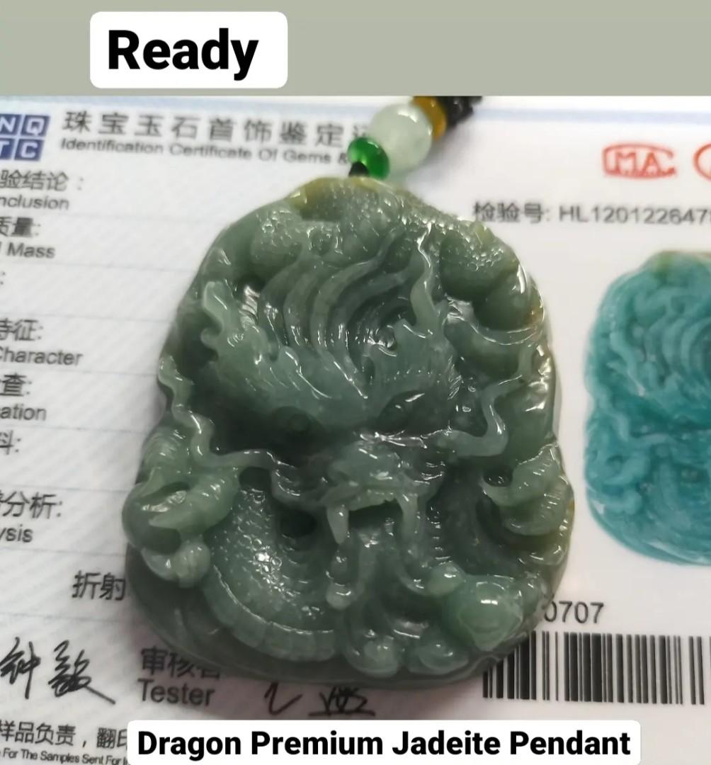 Liontin Naga 100% Giok Asli Jadeite Premium Natural Grade A ...