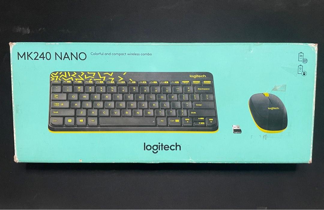 Logitech MK240 Wireless Keyboard and Mouse, Computers & Tech, Parts ...