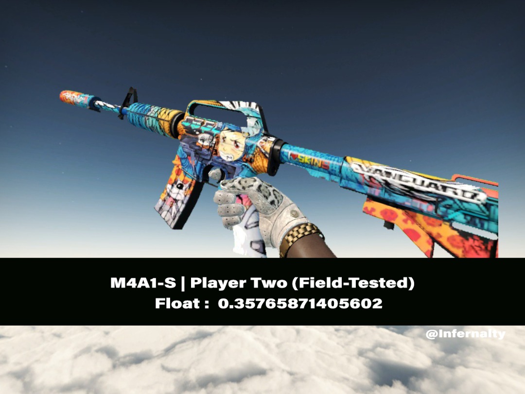M4A1-S Player Two FT CSGO SKINS KNIVES, Video Gaming, Gaming ...