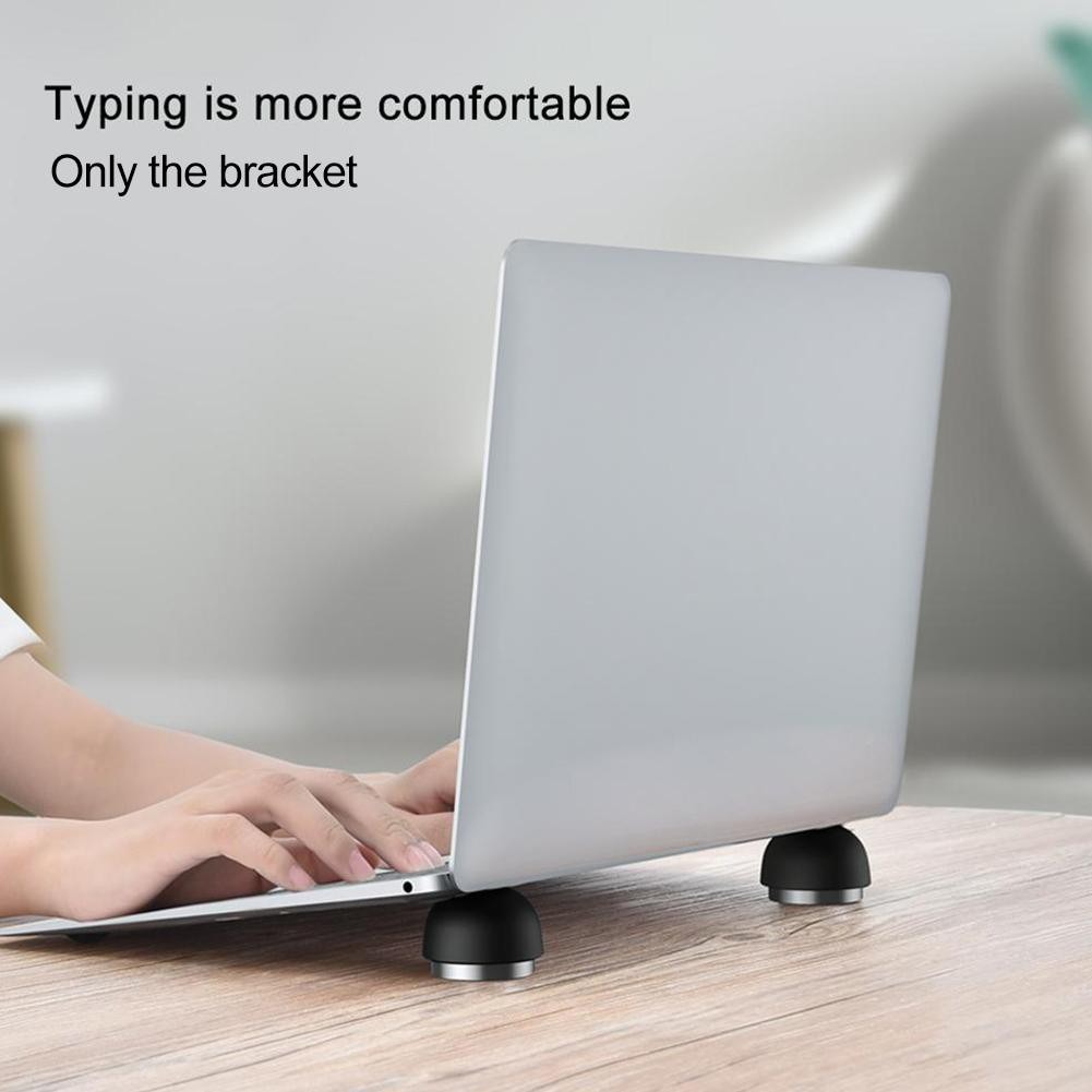 Magnetic Portable Invisible For all Laptop Holder Cooling Stand Metal ...