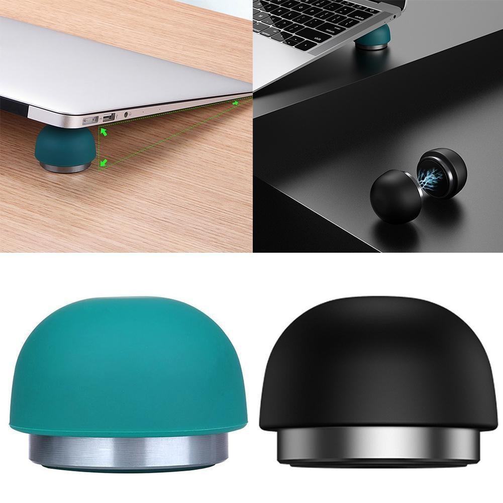 Magnetic Portable Invisible For all Laptop Holder Cooling Stand Metal ...