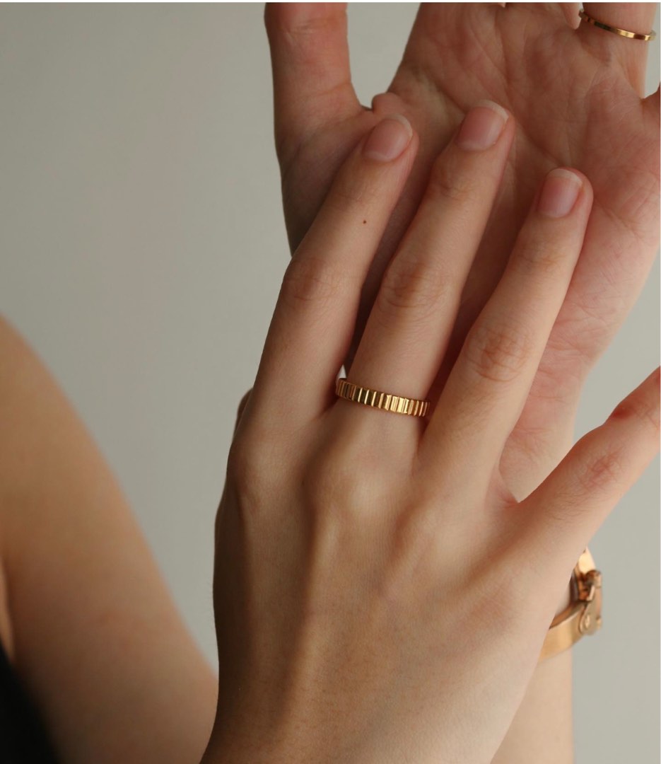 Marcel Gold Ring, Women's Fashion, Jewelry & Organisers, Rings on Carousell