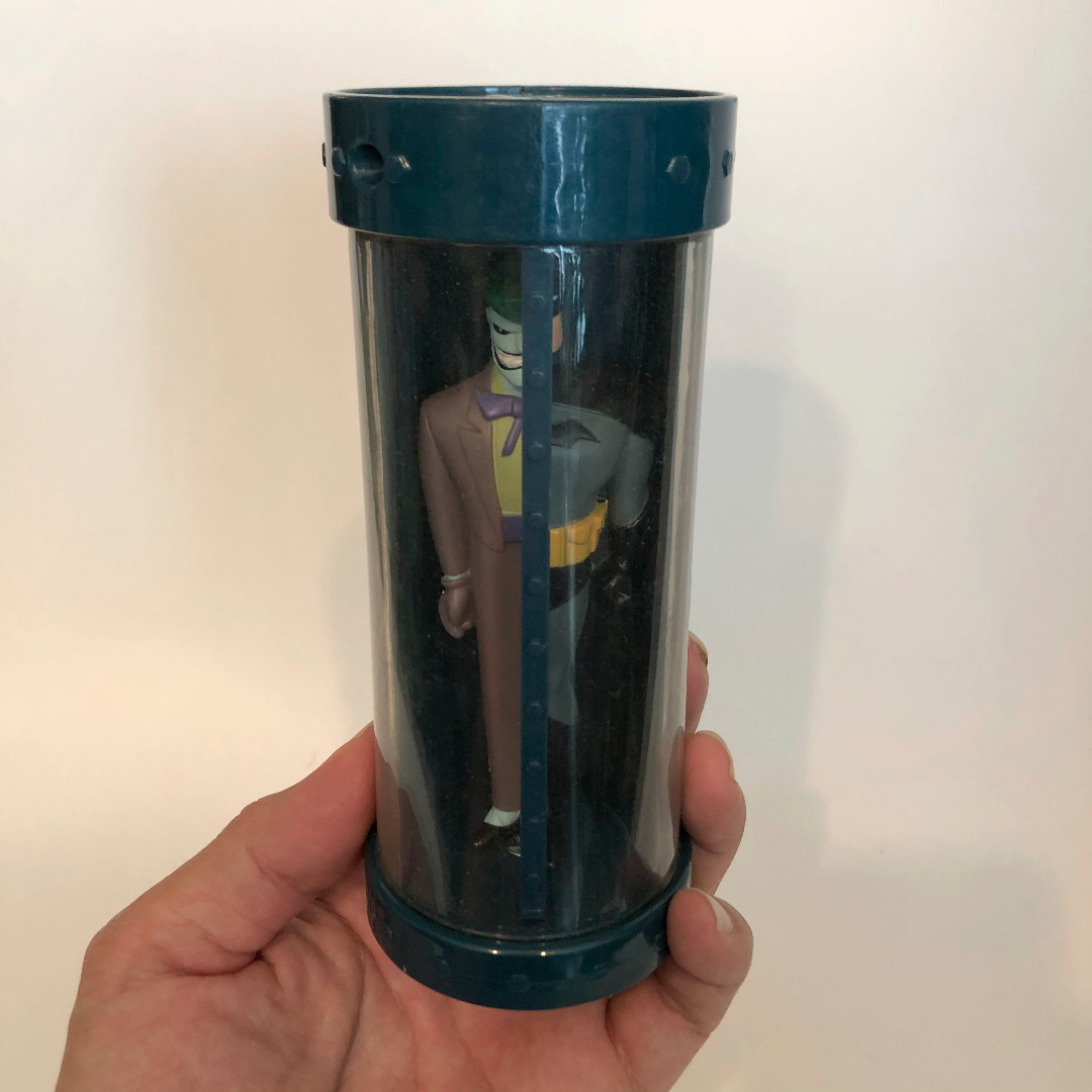 McDonalds Batman Joker Mirror Toy RARE! Animated Series BTAS TNBA STAS ...