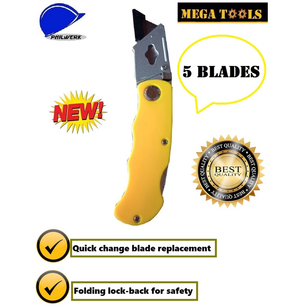 Mega Tools Foldable Knife, Commercial & Industrial, Construction Tools & Equipment on Carousell