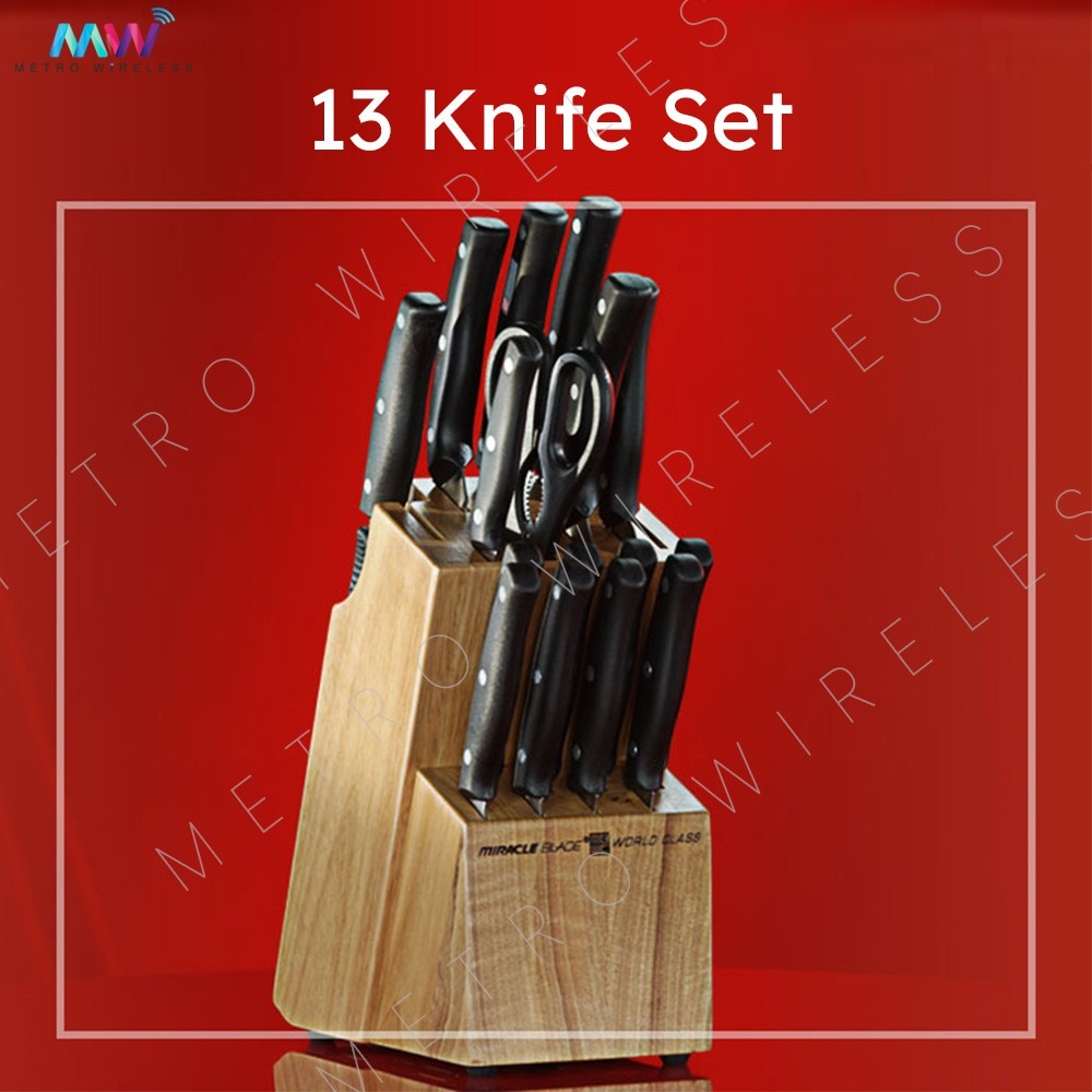 Miracle Knife Blade 13 pieces Complete Knife Set TV033, Furniture ...